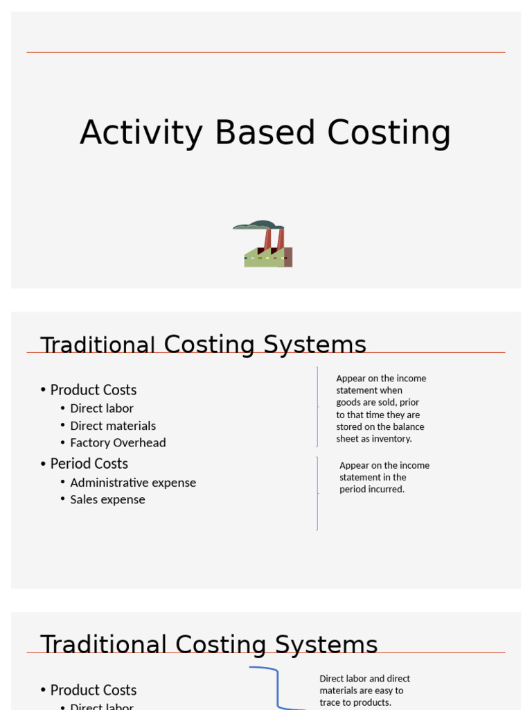 Understanding Activity Based Costing | PDF | Depreciation | Expense