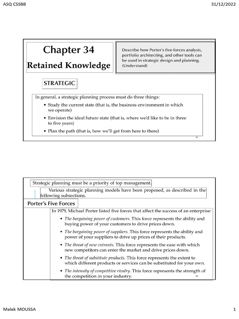 Asq - CSSBB Retained Knowledge | PDF | Sports & Recreation