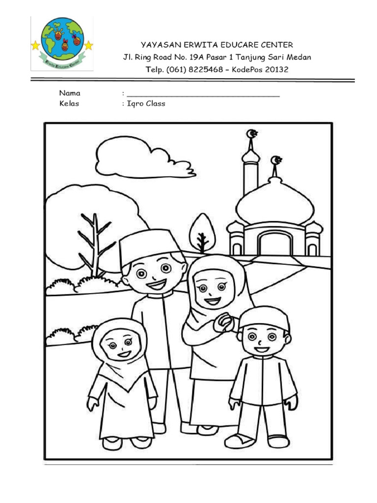 Worksheet Agama Gambar Keluarga | PDF