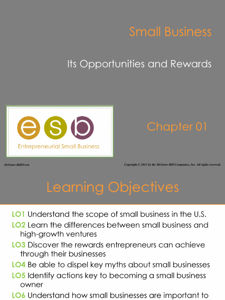 Ch1- Small Business_ppt | PDF | Entrepreneurship | Small Business