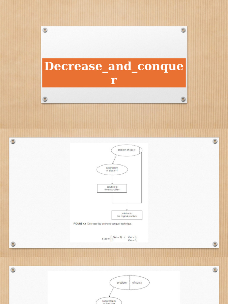 Decrease And Conquer Pdf Computer Programming Algorithms And Data 9026