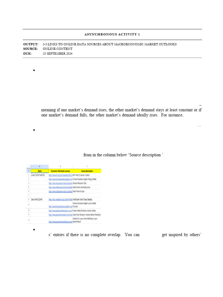 MFF Asynchronous 1 | PDF | Economies