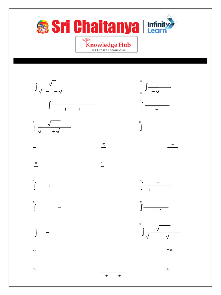 Definite Integrals DPP2 | PDF