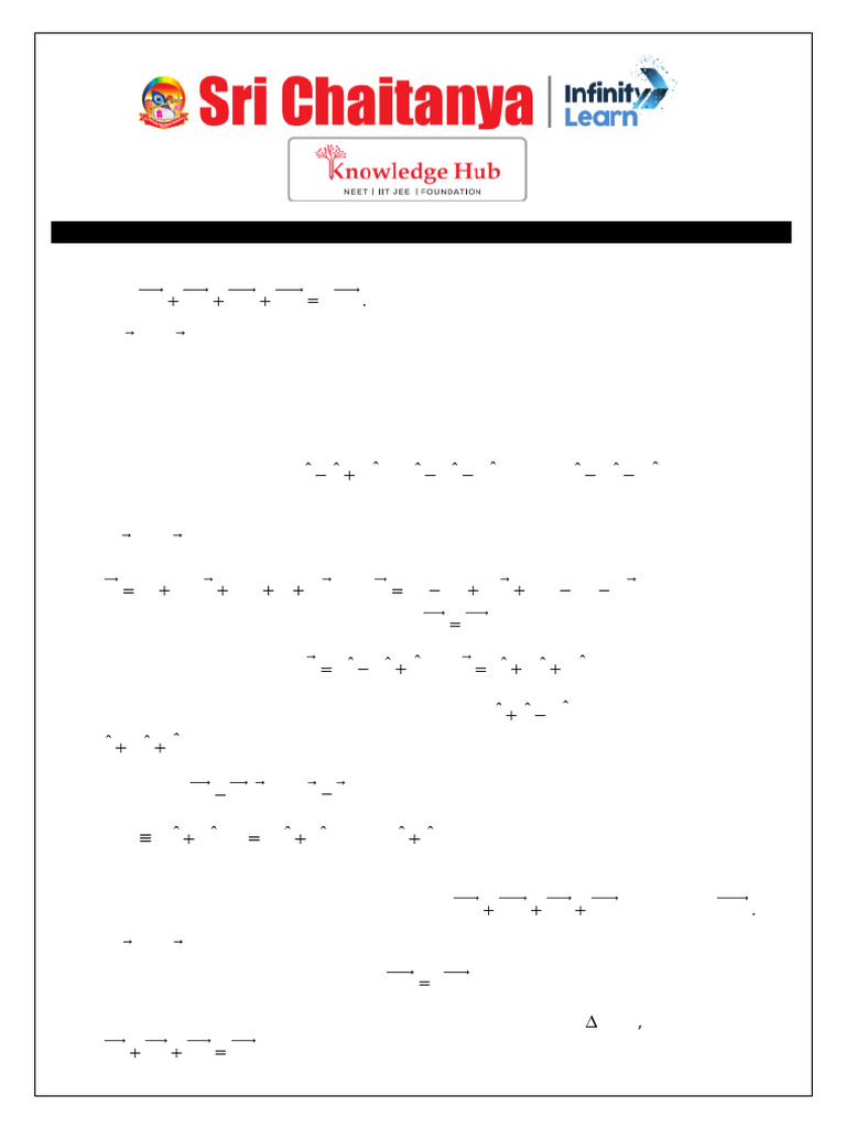 Definition of Vectors DPP1 | PDF | Euclidean Geometry | Elementary Geometry
