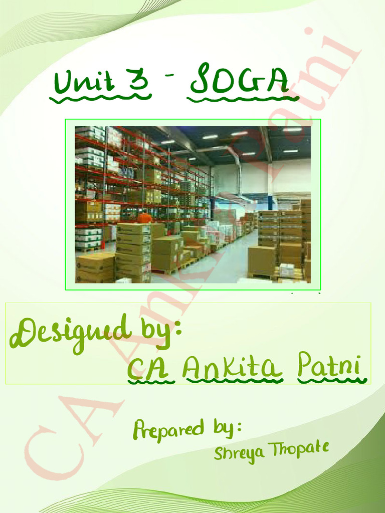 SOGA Unit 3 | PDF