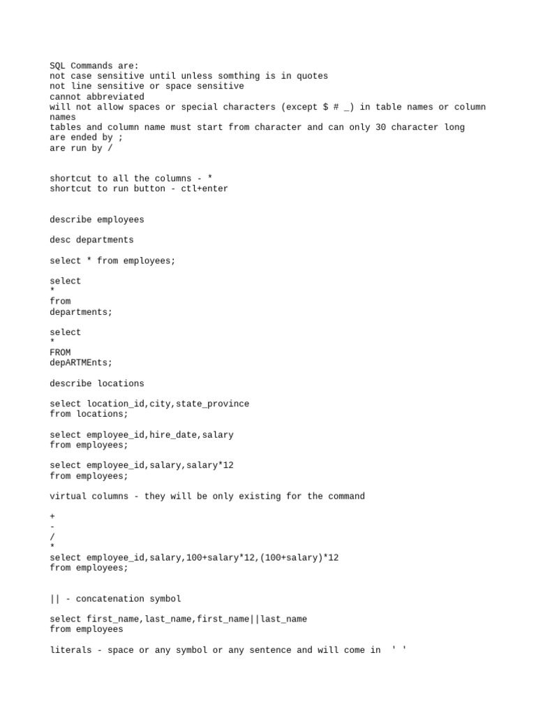 Sql Select 01 Pdf 