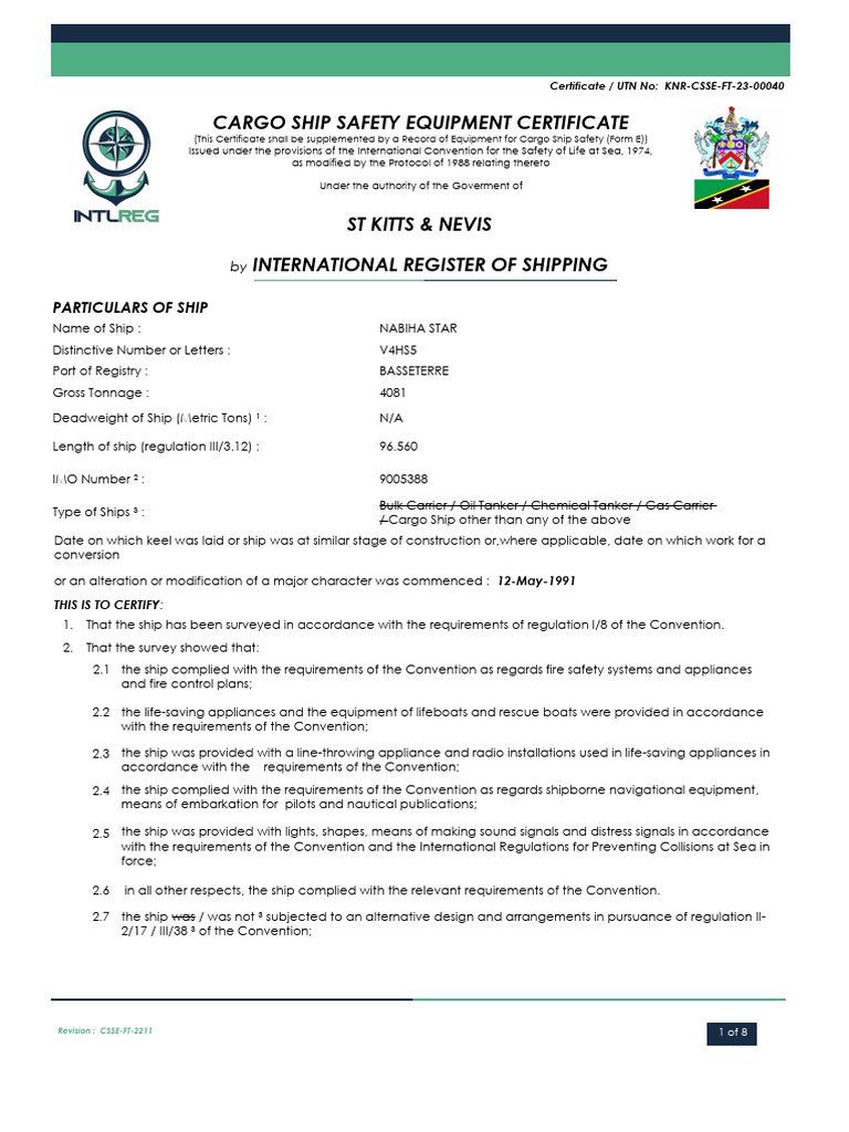 Equipment | PDF | Water Transport | Shipping