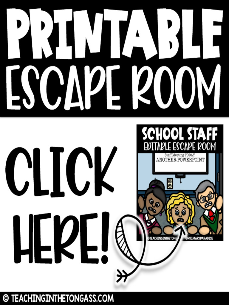 Free Printable Escape Room Activities | PDF