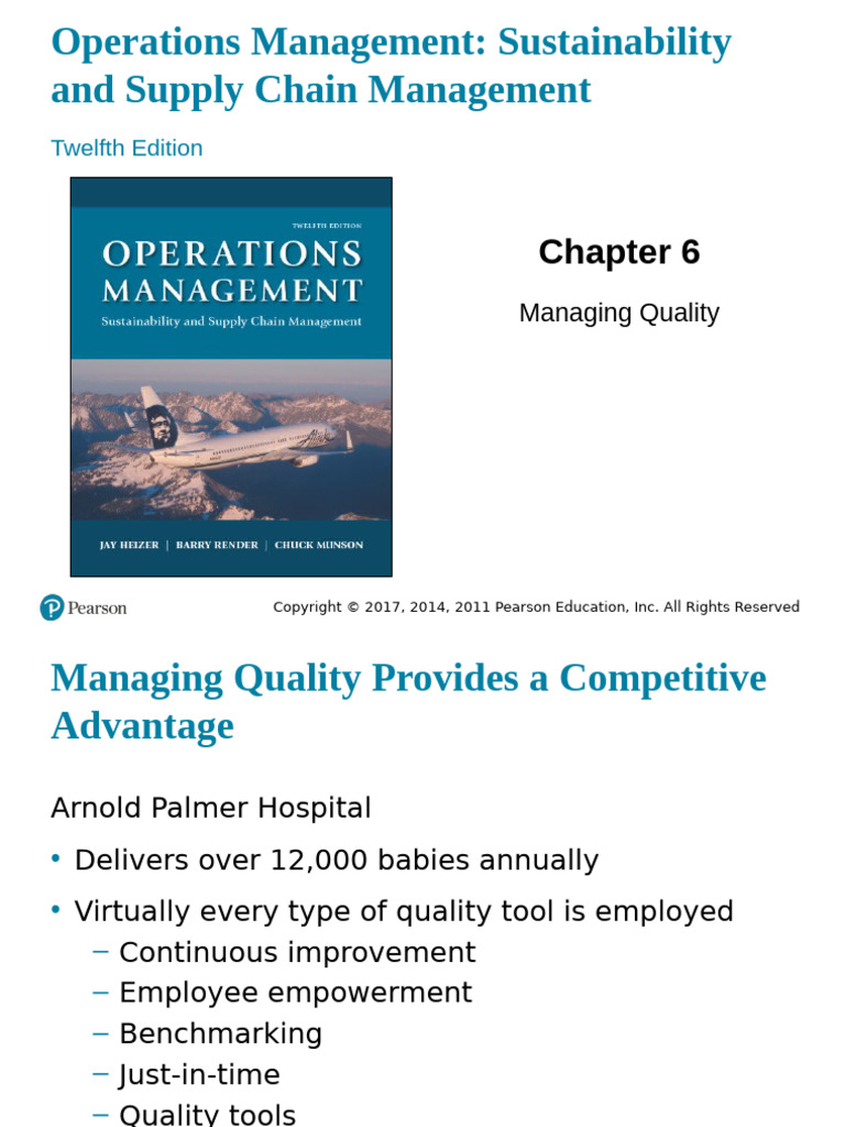 Heizer Om12 Ch06 Accessible | PDF | Quality Management | Quality (Business)