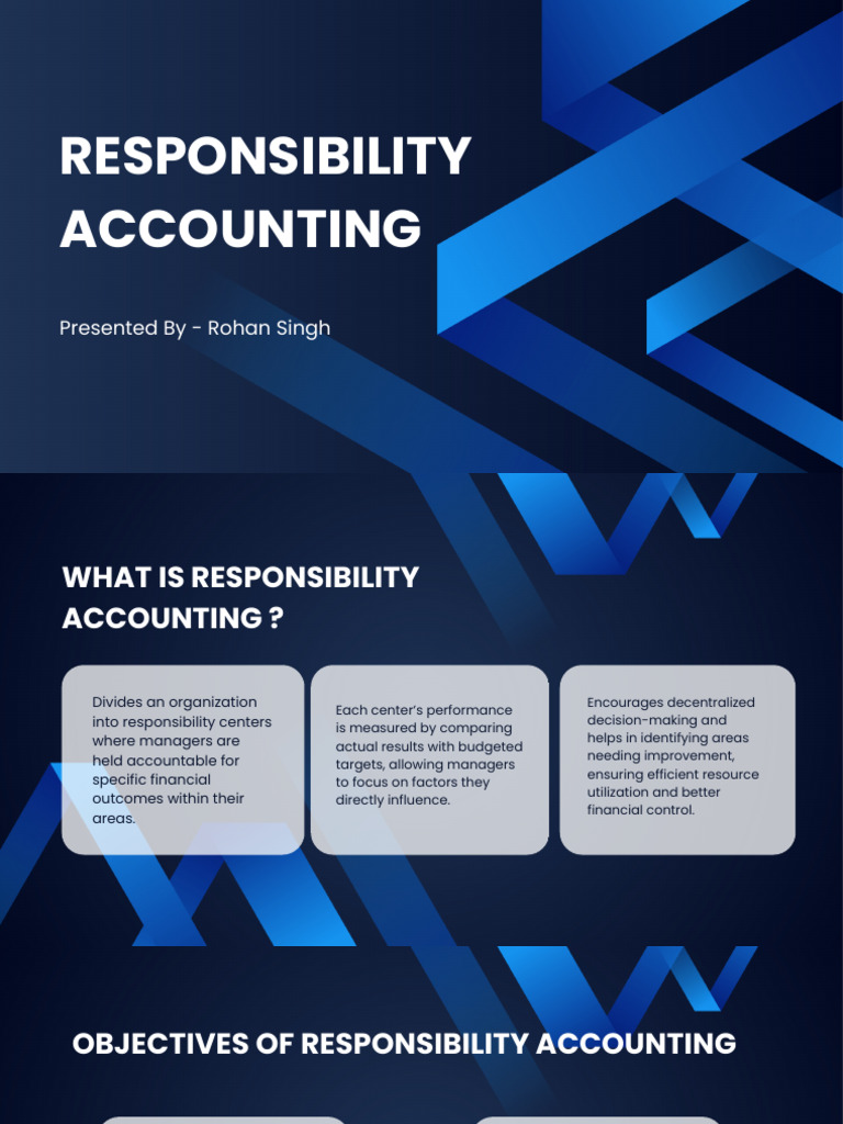Responsibility | PDF | Finance & Money Management