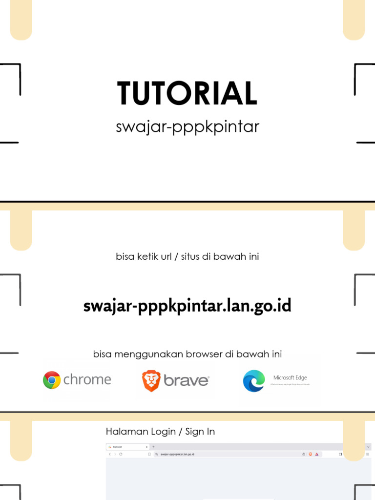 Tutorial Swajar PPPK Baru | PDF | Karier & Perkembangan