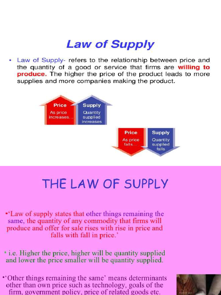 Supply and Production Decisions Explained | PDF | Production Function ...