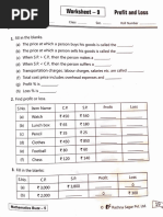 Class 5 Maths Chapter 2 Shapes and Angles Worksheet | PDF | Angle | Circle