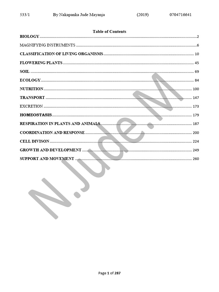 Biology O-Level 2019 | PDF | Cell (Biology) | Bacteria