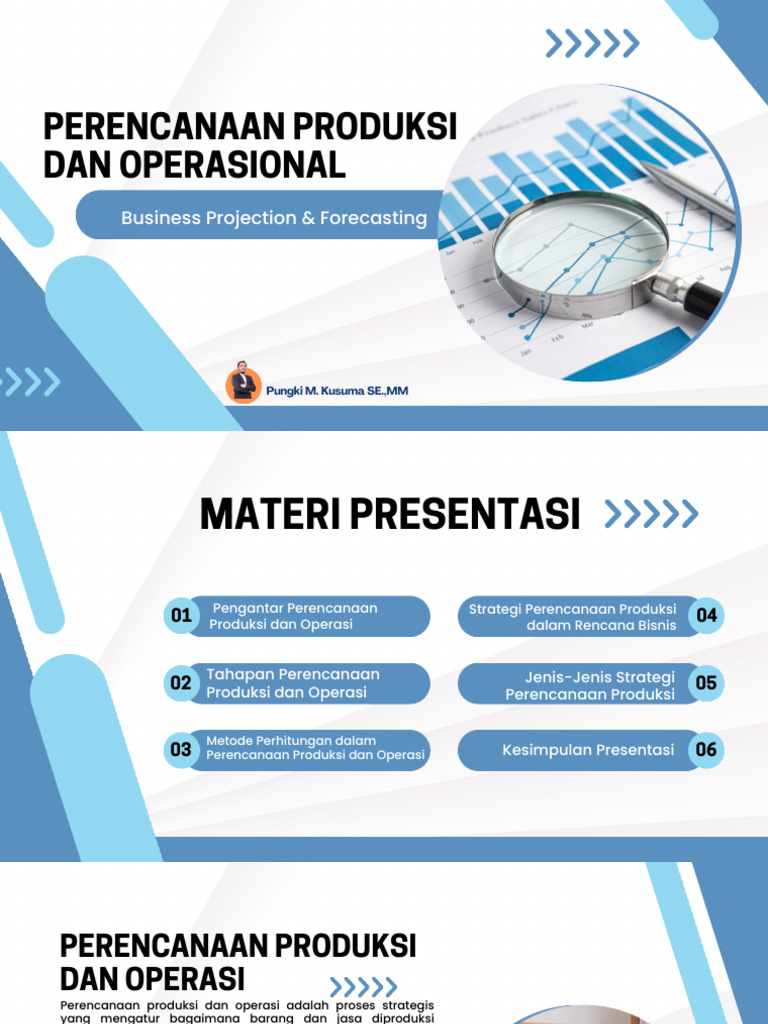 Perencanaan Produksi - Business Projection & Forcasting 5 | PDF