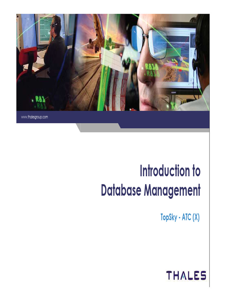 DPR - 02 - Database Management TOPSKY ATC X | PDF | Databases ...