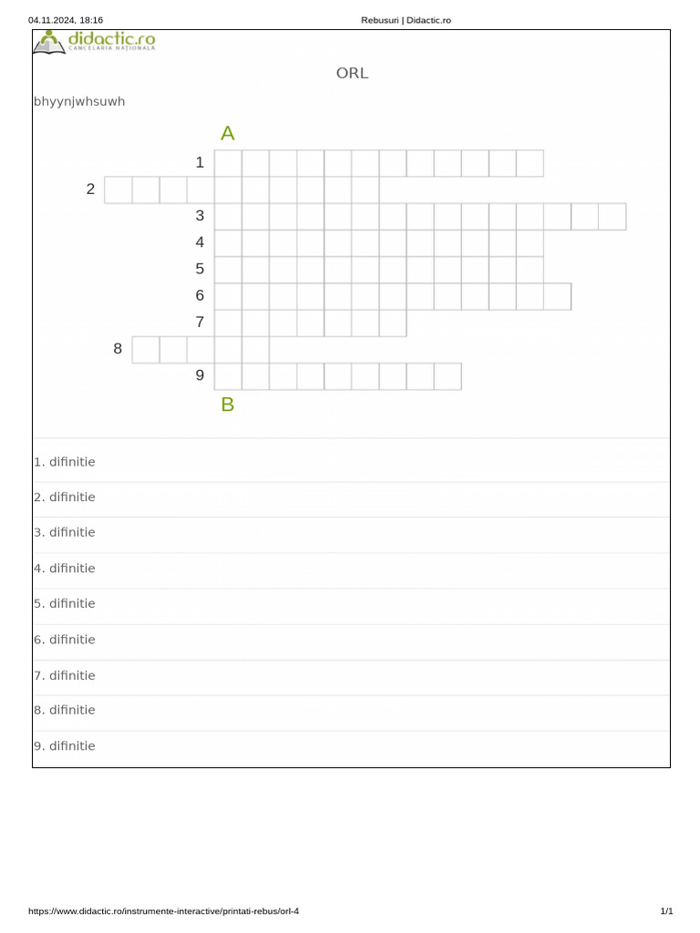 Rebusuri - Didactic | PDF