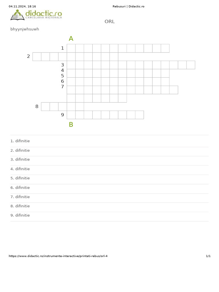 Rebusuri - Didactic | PDF