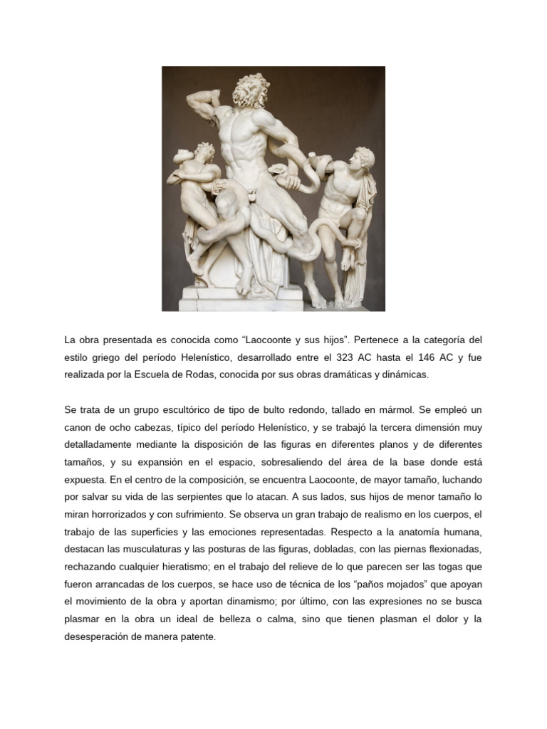 Laoconte y Sus Hijos | PDF