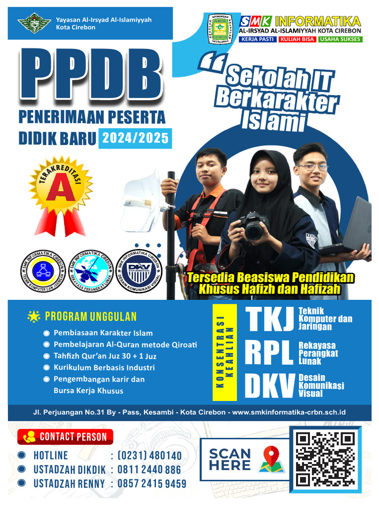Brosur SMK Informatika Al Irsyad Al Islamiyyah Cirebon | PDF