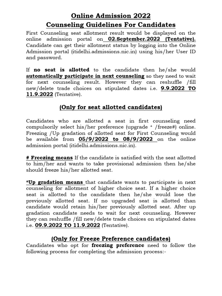 Admission process | PDF | Justice | Crime & Violence