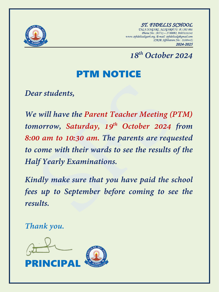 PTM Notice-2 | PDF