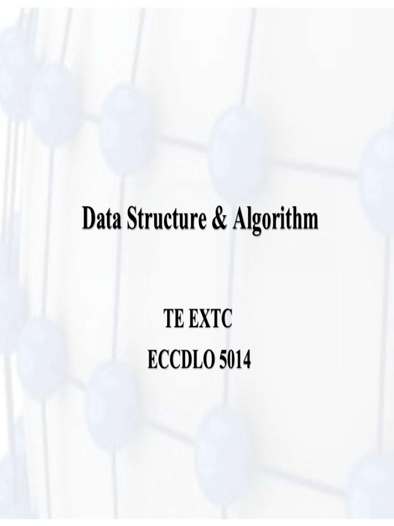 Module 1 - Intro DSA | PDF