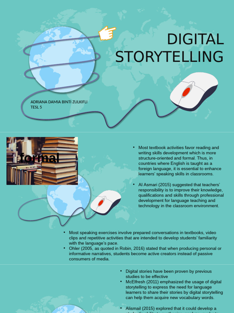 Digital Stories Adriana Damia Tesl 5 | PDF | Storytelling | Learning