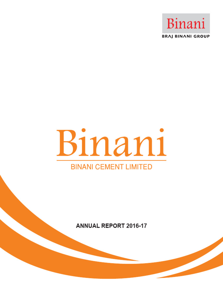 Binani Cement Limited Annual Report 2016-17 | PDF | Dividend ...