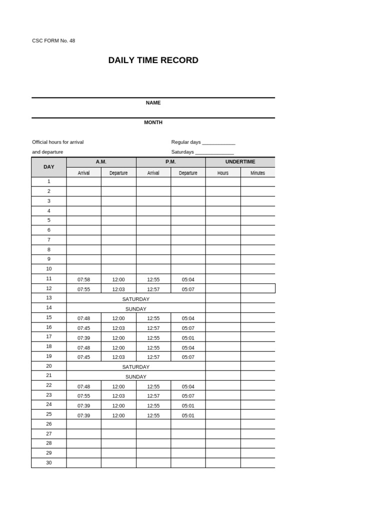 DTR New Fooormaaat1 | PDF