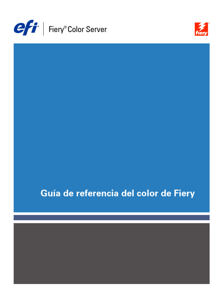 Fiery Color Ref | PDF | Color | Informática