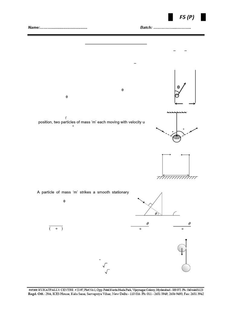 Elastic Collisions and Momentum Conservation | PDF | Collision ...
