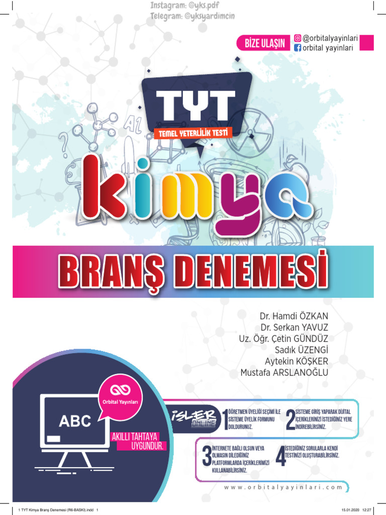 Orbital TYT Kimya 45li Deneme | PDF