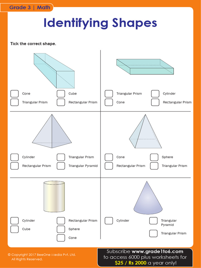 3D Shapes | PDF