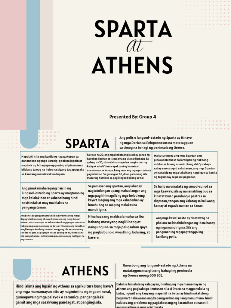 Sparta at Athens | PDF
