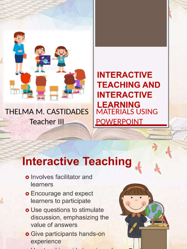 Interactive Teaching | PDF | Games & Activities