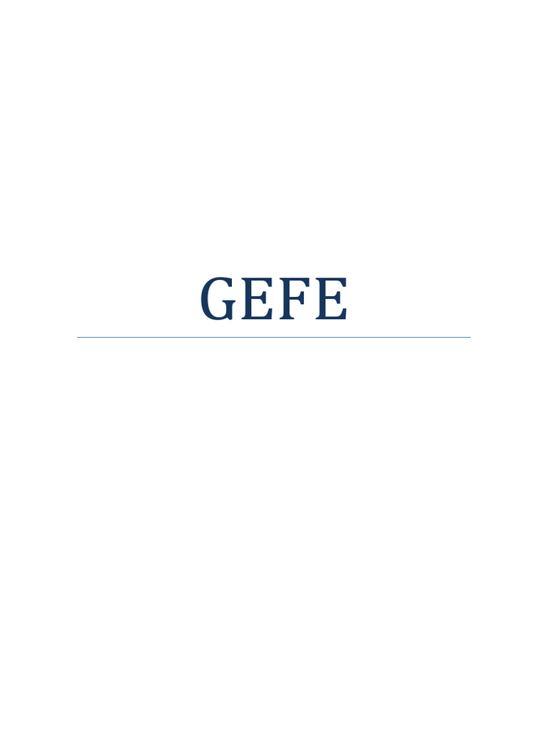 GEFE | PDF | Business | Creatividad