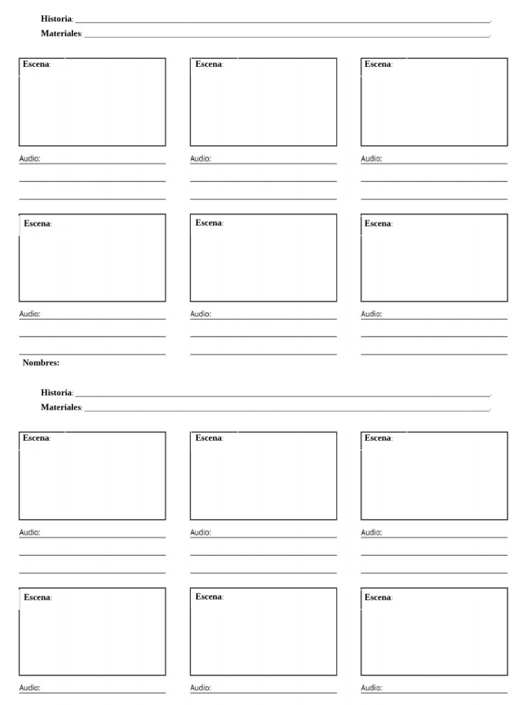 Plantilla Stopmotion | PDF