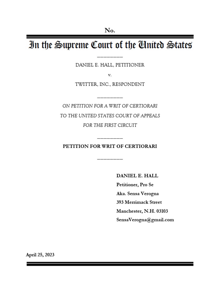 Writ To Supreme Court - Binder | PDF | Judicial Disqualification | Mandamus