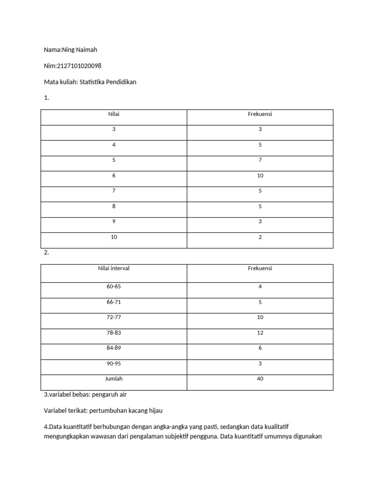 Jawaban UTS Ning Naimah 1 | PDF