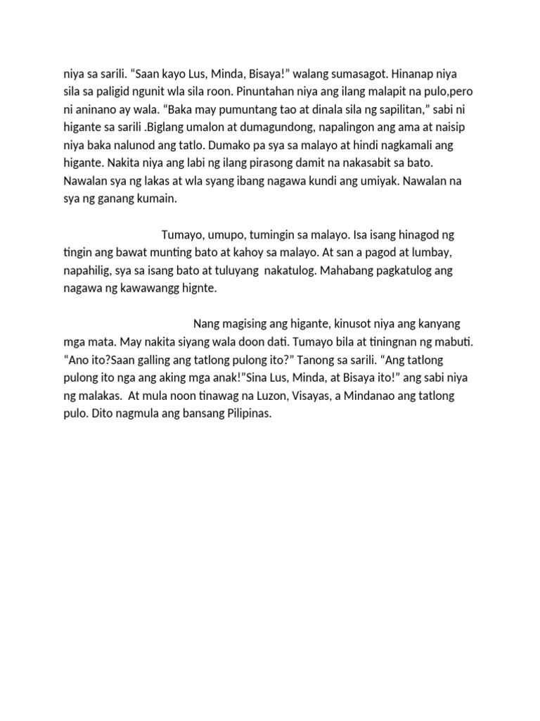 Page#2 Filipino Alamat | PDF