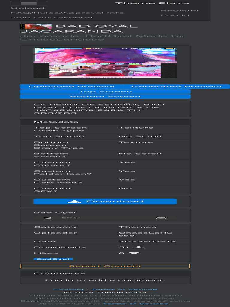 Bad Gyal Jacaranda Theme Plaza 3 | PDF
