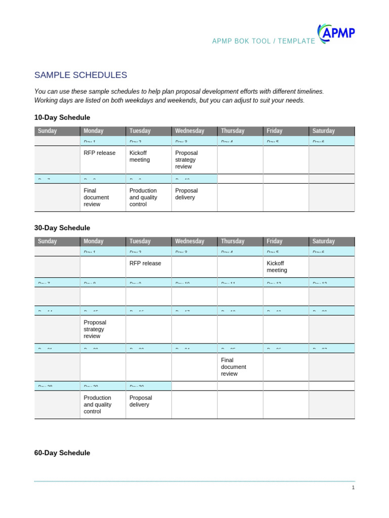 Sample_Schedules | PDF | Workweek And Weekend