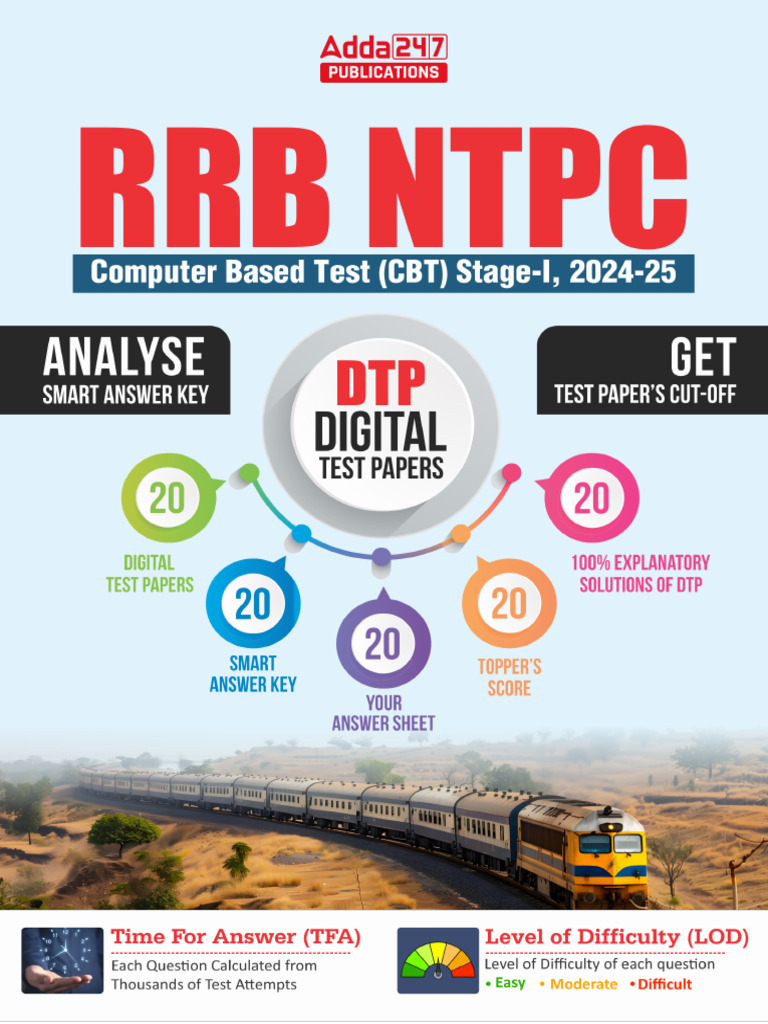 RRB NTPC 20 Digital Test Papers (Sample PDF | PDF