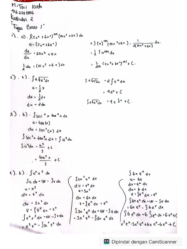 M.TORI NIETO_41623110006_TB1 KALKULUS | PDF