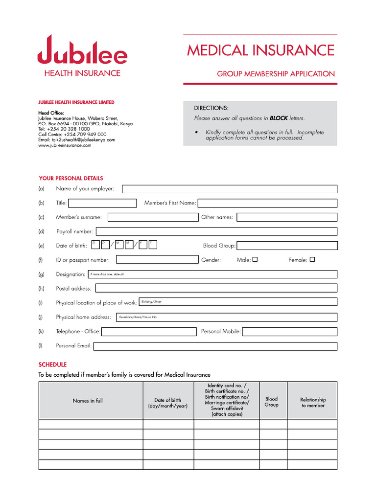 Membership Application Form | PDF | Social Science