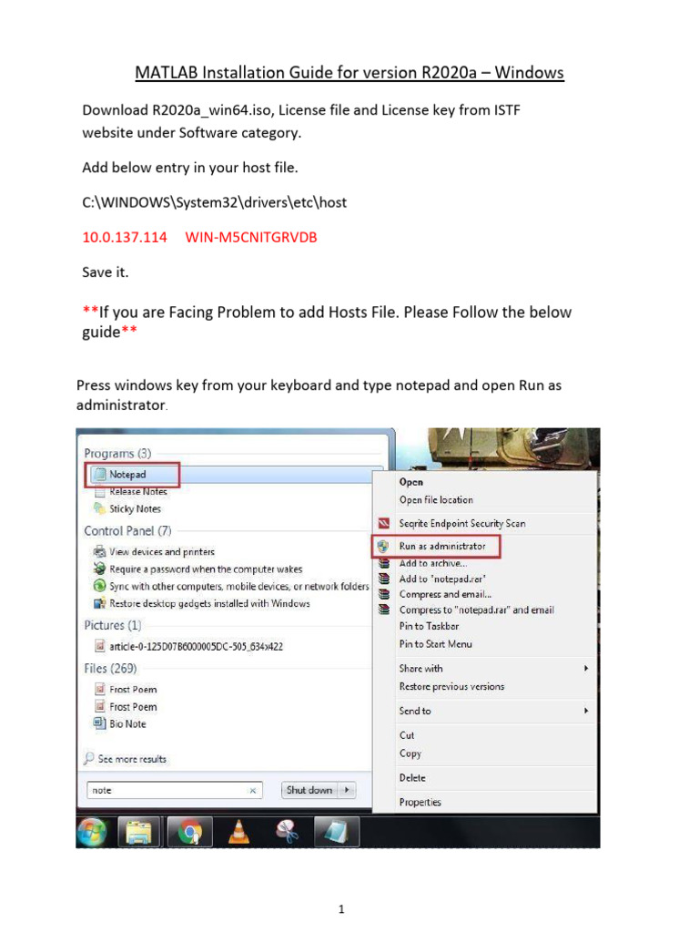MATLAB InstallationGuide R2020a Win | PDF | Computers