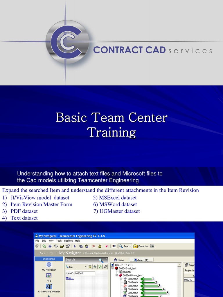 Team Center TDM Training | PDF | Product Lifecycle | Information ...