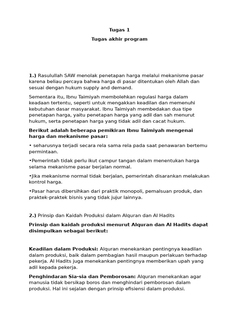 Tugas 1 Tugas Akhir Program | PDF