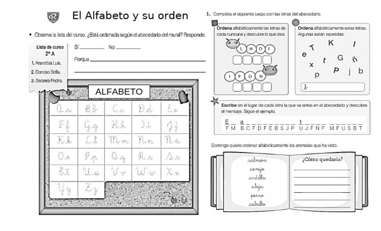 El Alfabeto y Su Orden | PDF
